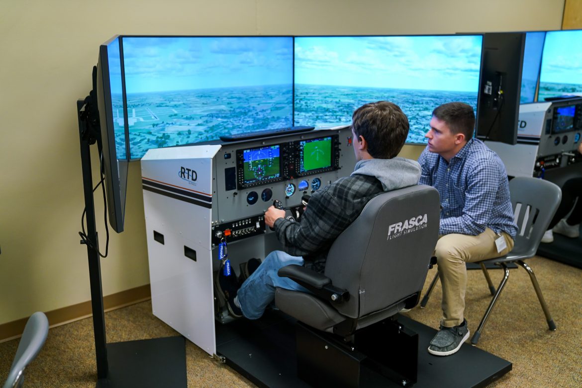 Taking Flight: CTE Academy Soars with Frasca RTDs in High School ...